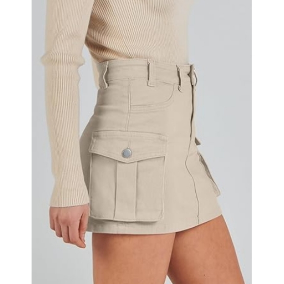 anrabess | Skirts | Anrabess Cargo Mini Skirt Short Cargo Skirt With ...